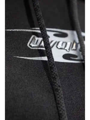 Alexander Wang Blade-logo Cotton Hoodie - Black