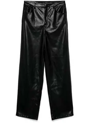 ROTATE BY BIRGER CHRISTENSEN Faux Leather Trousers