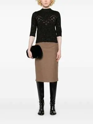 TWINSET Lurex Knit Top