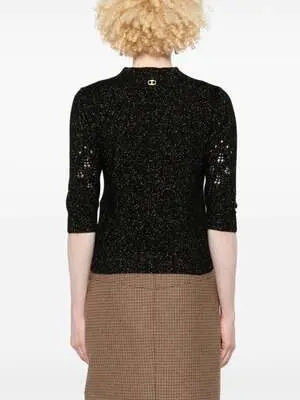 TWINSET Lurex Knit Top