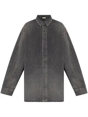 Fear Of God Vented Denim Shirt - Black