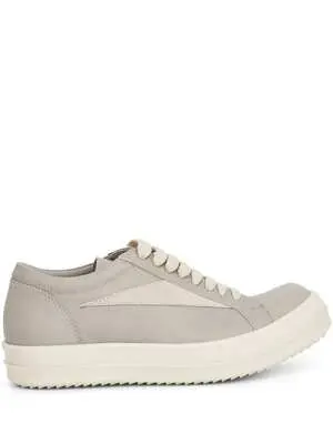 Rick Owens Leather Sneakers - Grey