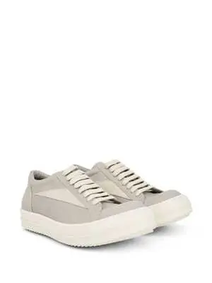 Rick Owens Leather Sneakers - Grey