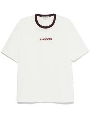 LANVIN Logo-appliqué T-shirt