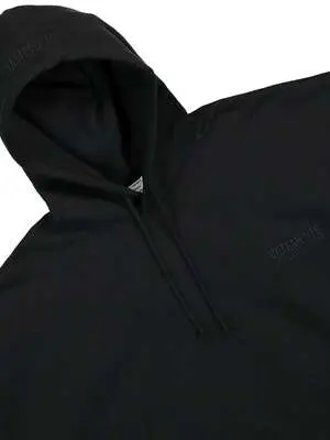 Vetements Logo-embroidered Hoodie - Black