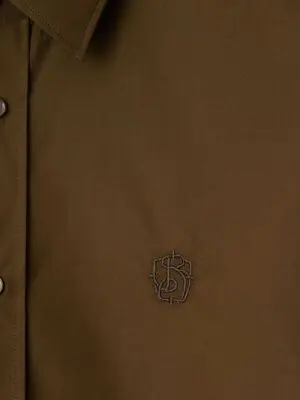 Burberry Logo-embroidered Shirt