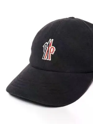 Moncler Logo-patch Cap - Blue