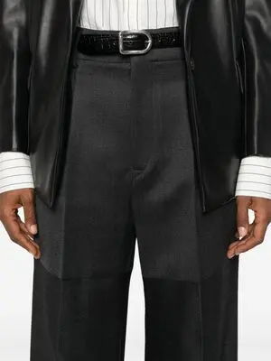 Victoria Beckham Panelled-design Trousers - Grey