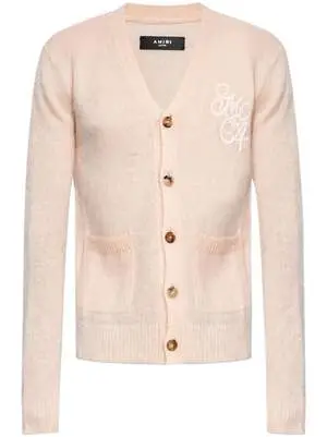 Amiri Logo-embroidered Cardigan