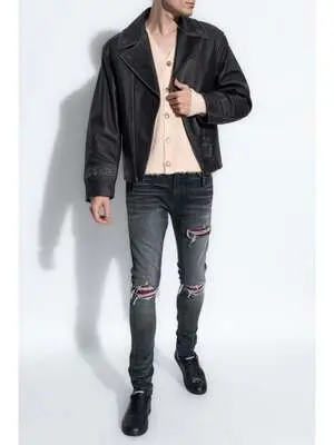 Amiri Logo-embroidered Cardigan