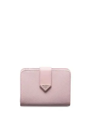 Prada Small Saffiano Wallet - Pink