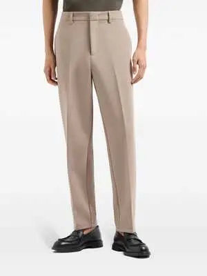 Emporio Armani Tapered Trousers - Neutrals