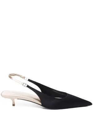Saint Laurent 30mm Cherish Pumps - Black