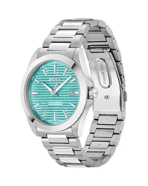 Hugo Boss Strike Watch, 41mm - Blue/silver