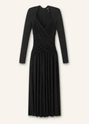 ME+EM Ruched Panel Maxi Dress