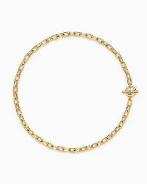 David Yurman Dy Madison® Toggle Chain Necklace - All 18k Yellow Gold