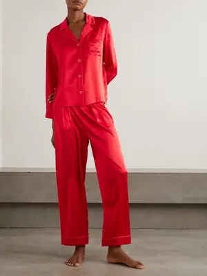 ERES Mondain Silk-satin Pajama Pants