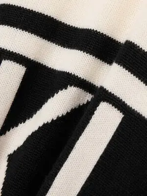 Perfect Moment Schild Intarsia Merino Wool Turtleneck Sweater