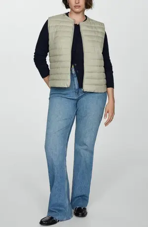 Mango Quilted Vest