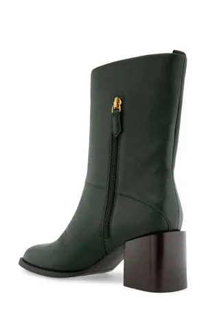 Aerosoles Oro Bootie - Fir Green Leather