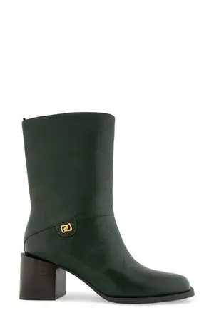 Aerosoles Oro Bootie - Fir Green Leather