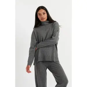 Women's Relaxed Roll-Neck Sweaters