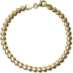 Argento Vivo Heart Bracelet - Gold