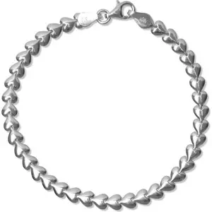 Argento Vivo Heart Bracelet - Silver