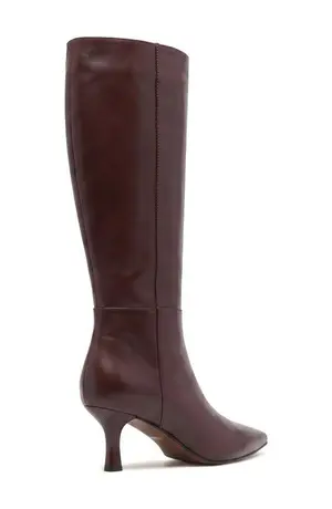 FRANKIE4 Allegra Pointed Toe Knee High Boots - Chestnut