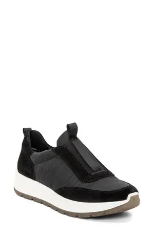 Women's Black Slip Sneakers