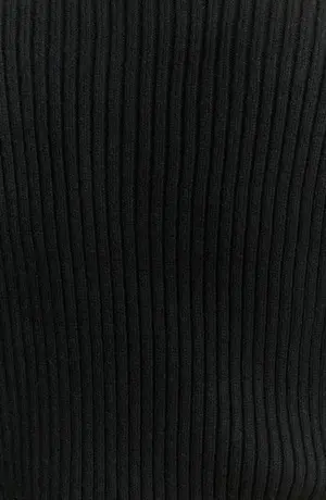 Naked Wardrobe Crop Ribbed Turtleneck Sweater