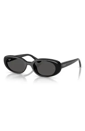 Ray-ban 53mm Oval Sunglasses - Black