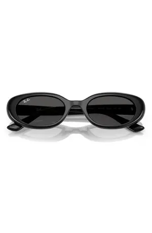 Ray-ban 53mm Oval Sunglasses - Black