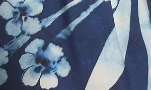 Karen Kane Floral Peasant Top