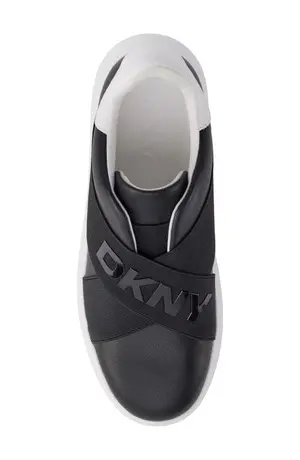 Dkny Jaye Platform Sneakers - Black/ White