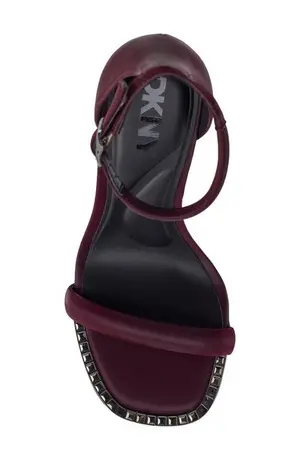 Dkny Waylin Ankle Strap Sandal - Wine