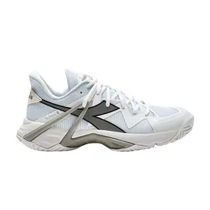 Diadora Silver Tone Sneakers For Men