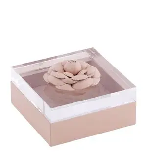 RIVIERE Small Quilted Box - Pink