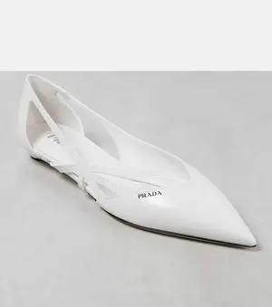 Prada Leather Ballerinas