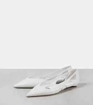 Prada Leather Ballerinas