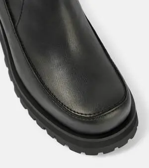 GANNI Faux Leather Ankle Boots