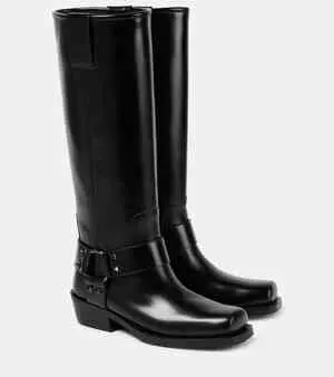 Valentino Garavani Rockstud Leather Boots