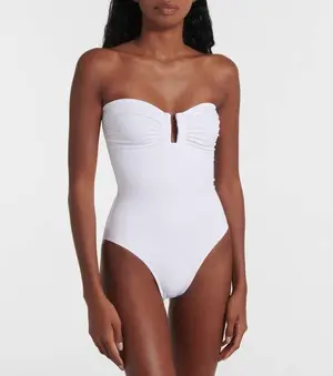 ERES Cassiopee Bandeau Swimsuit - White