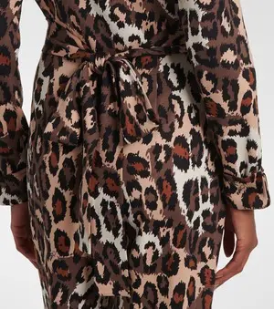 Diane Von Furstenberg Michele Leopard-print Jumpsuit