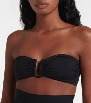 ERES Show Bandeau Bikini Top - Black