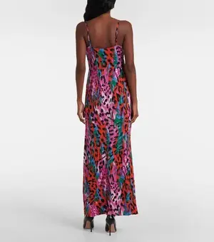 Diane Von Furstenberg Saavya Leopard-print Maxi Dress