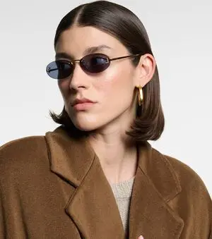 Fendi First Crystal Embellished Sunglasses - Blue