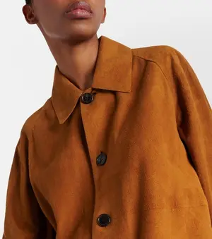 THE ROW Sedor Suede Jacket