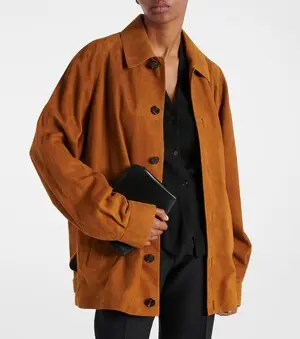 THE ROW Sedor Suede Jacket