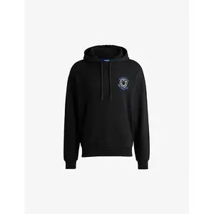 Hugo Graphic-print Relaxed-fit Cotton-jersey Hoody